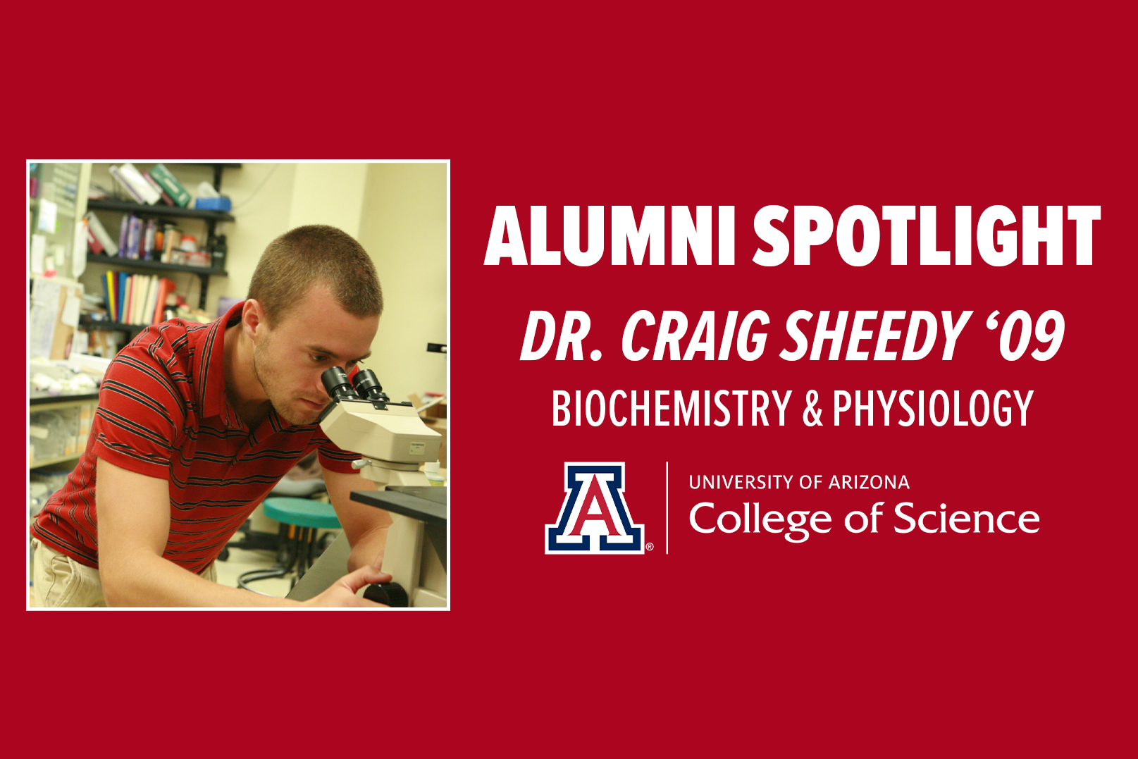 Alumni Spotlight: Dr. Craig Sheedy | College of Science