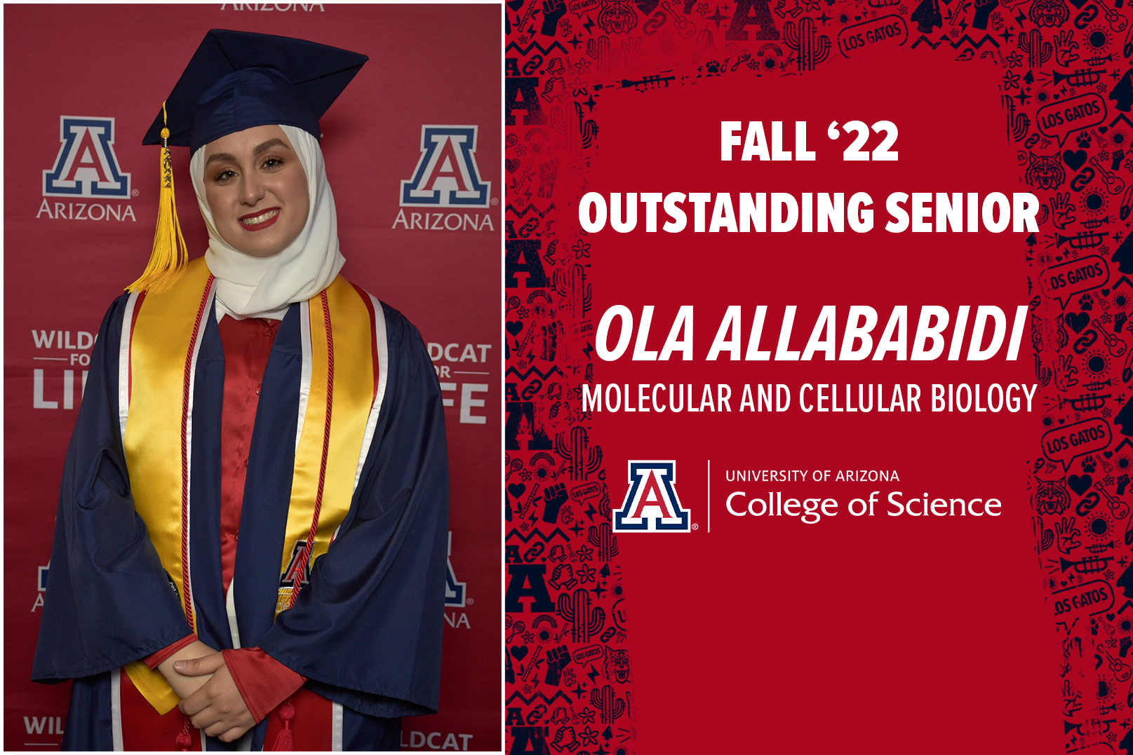 Outstanding Seniors in the College of Science: Ola Allababidi | College ...