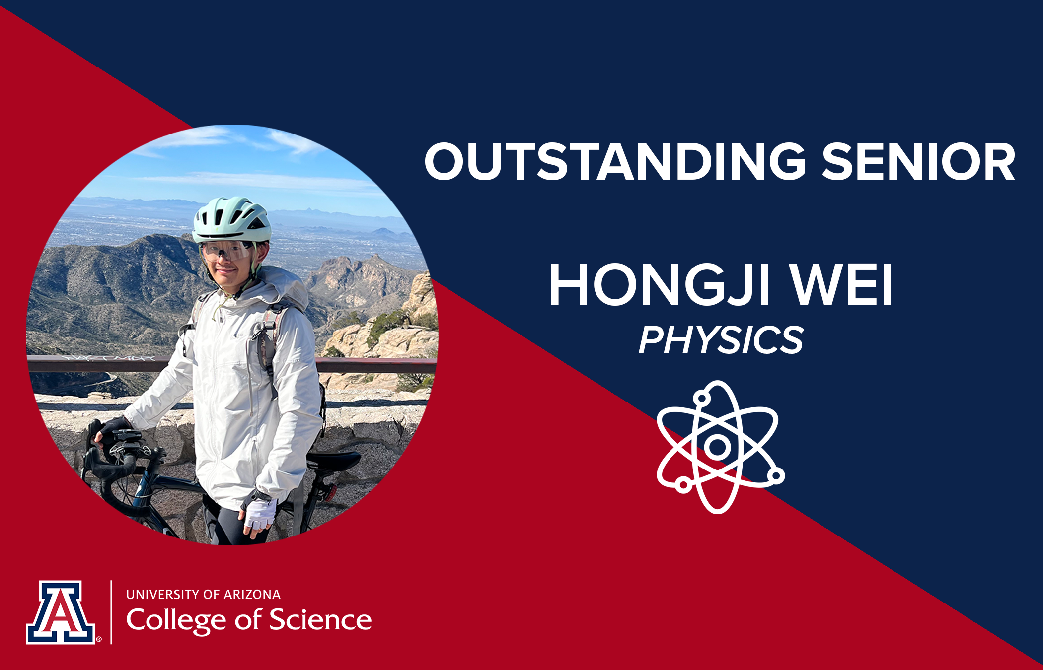 Outstanding Seniors in the College of Science: Hongji Wei | College of Science